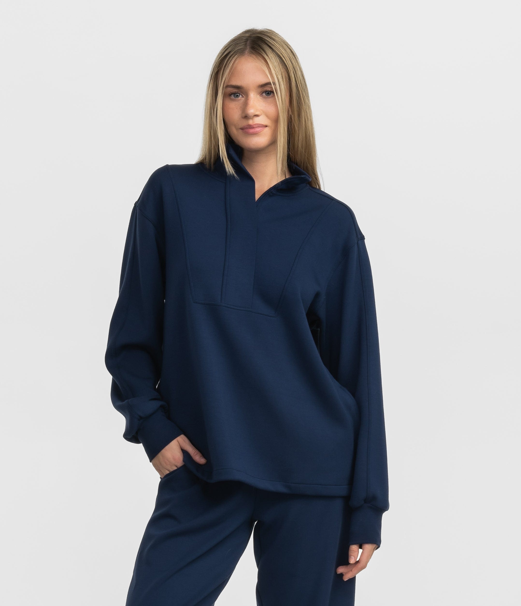AstroKnit Performance Qtr Zip - Classic Navy | Southern Shirt