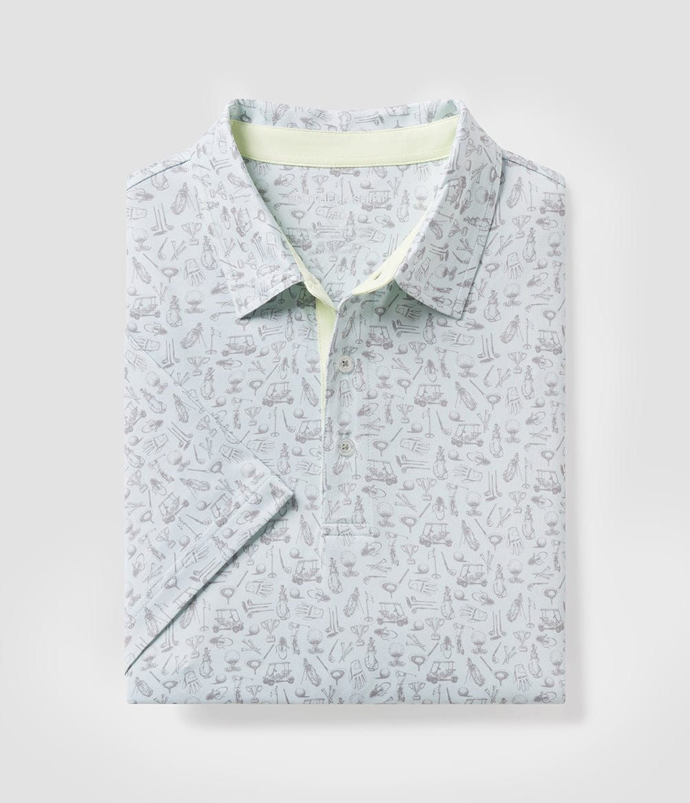 Tapped In Printed Polo - Tapped In | Southern Shirt