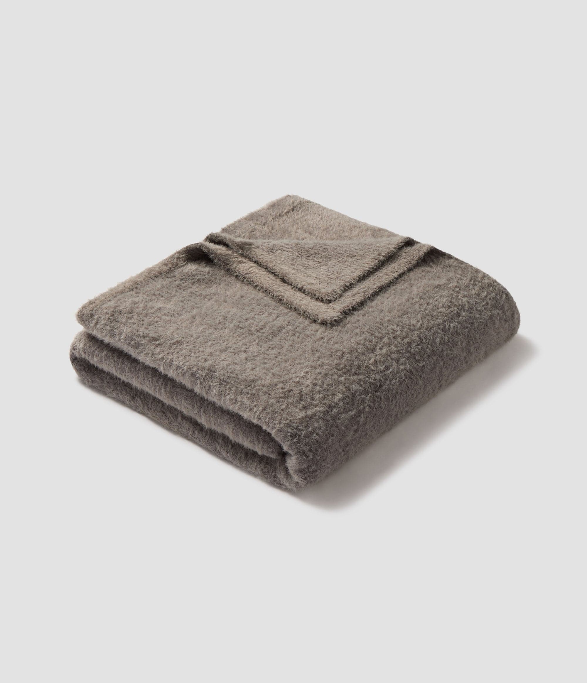 Feather Knit Blanket - Washed Charcoal | Southern Shirt