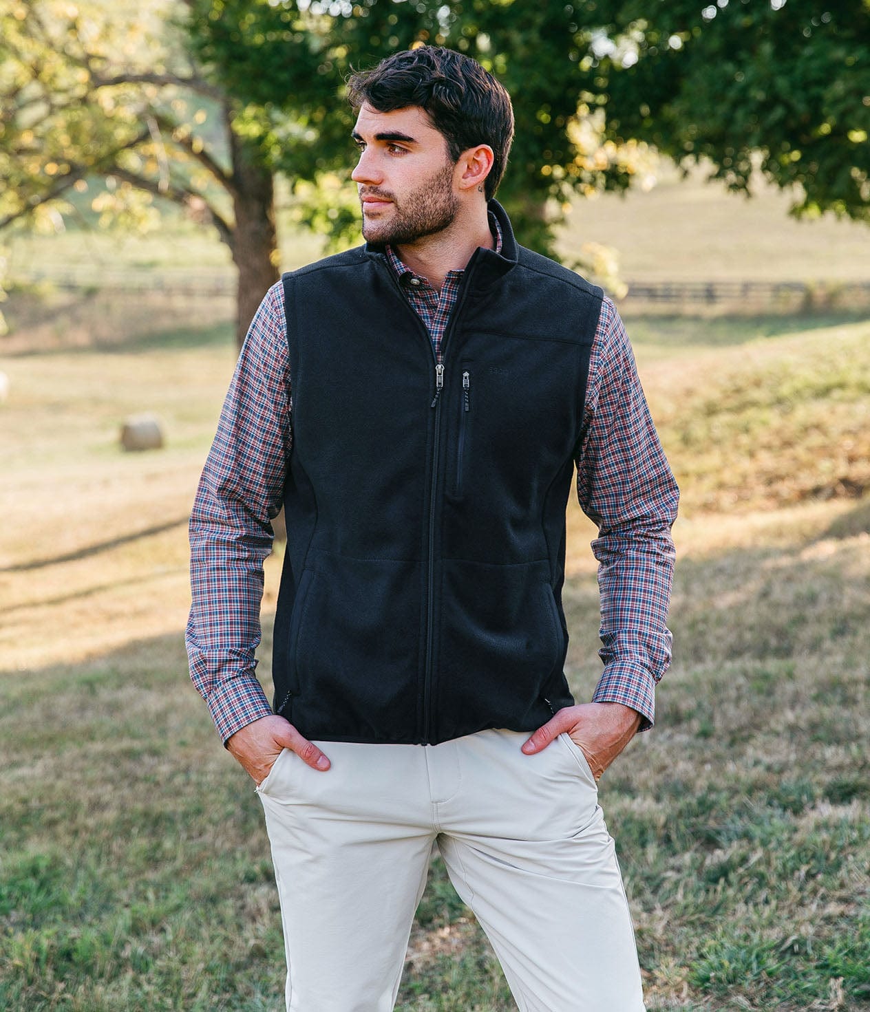 Stretch Twill Vest - Eclipse | Southern Shirt