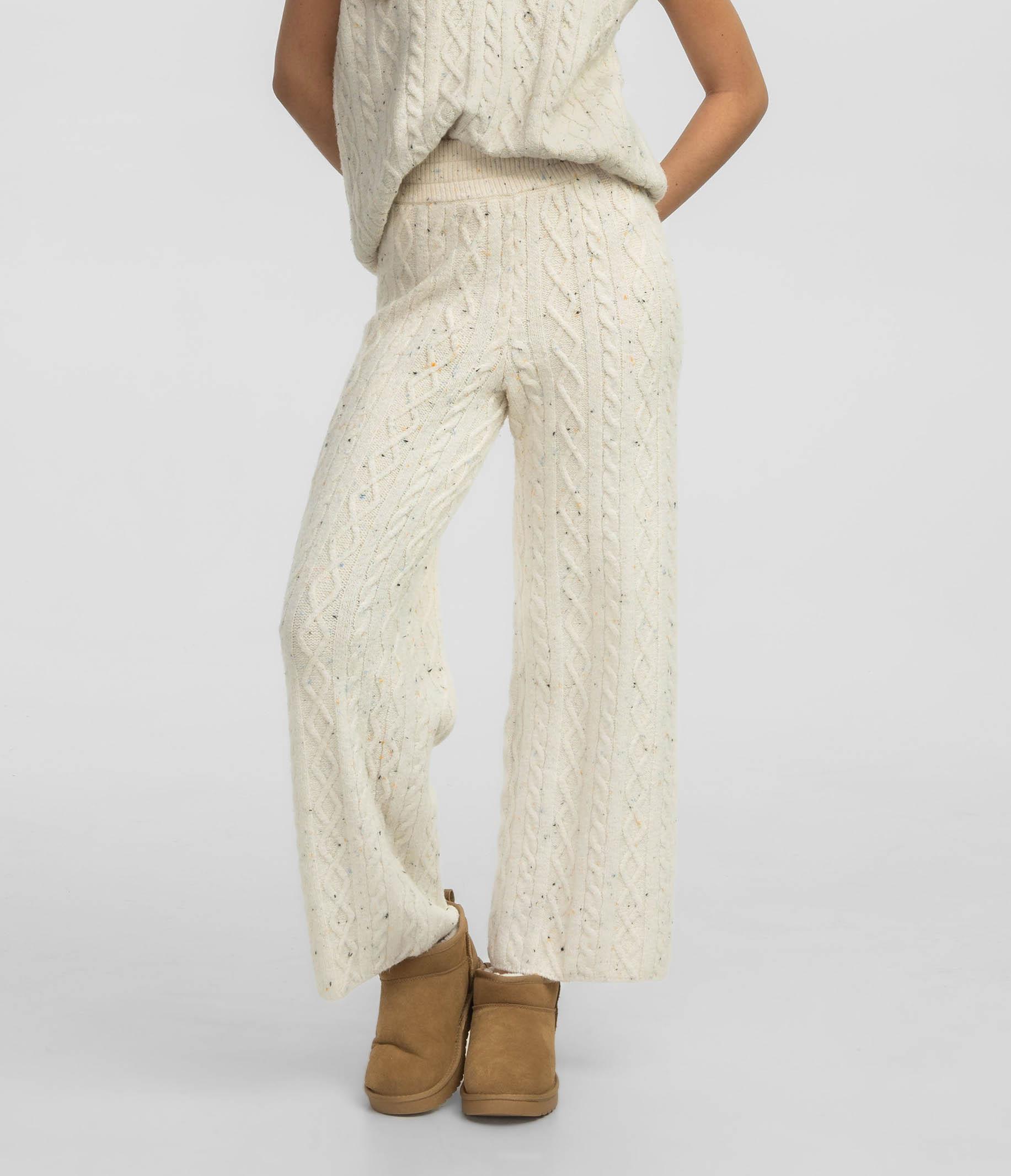 Cable Sweater Pants - Off White | Southern Shirt