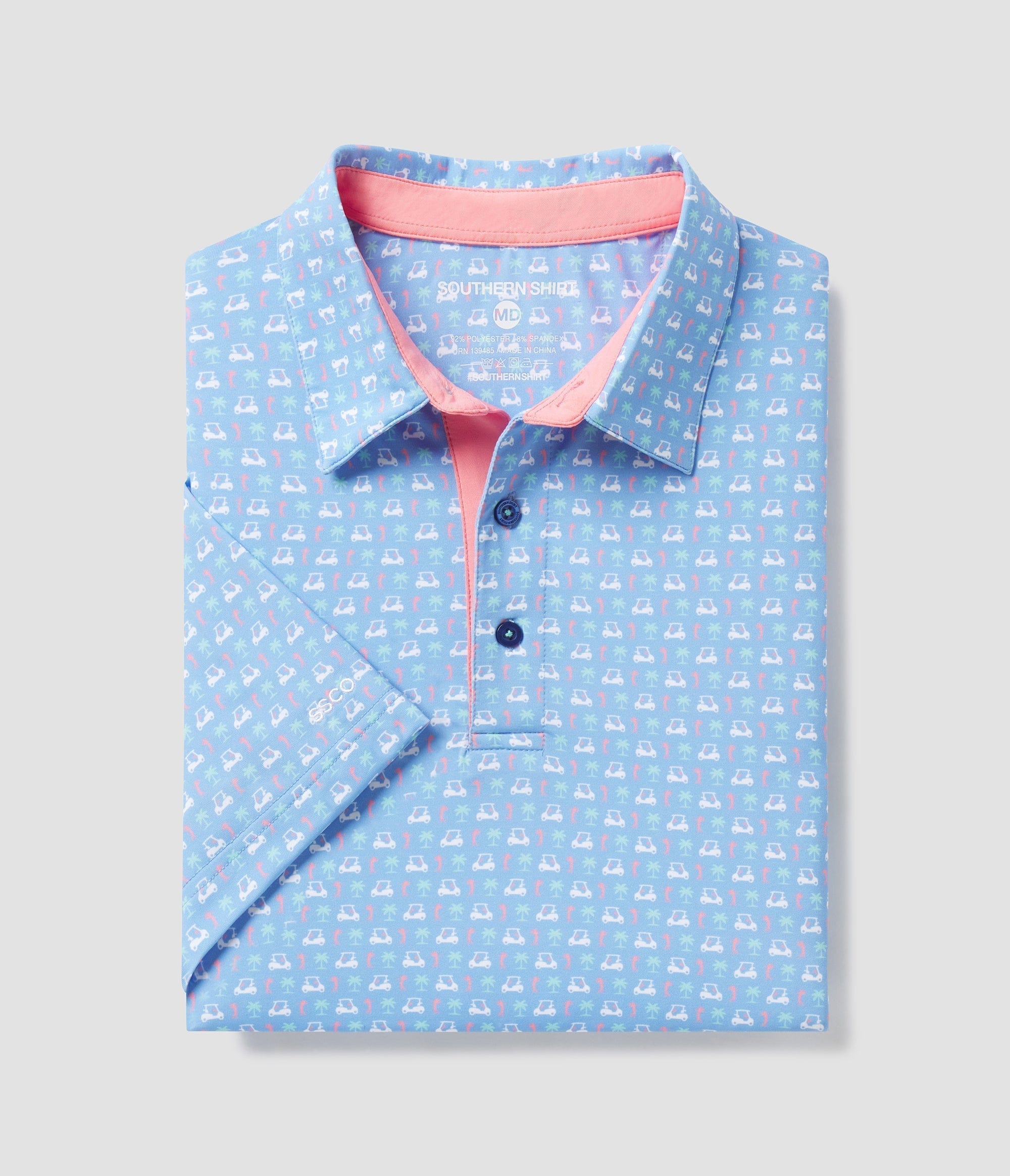 Par Fore Printed Polo | Men's Golf Outfits